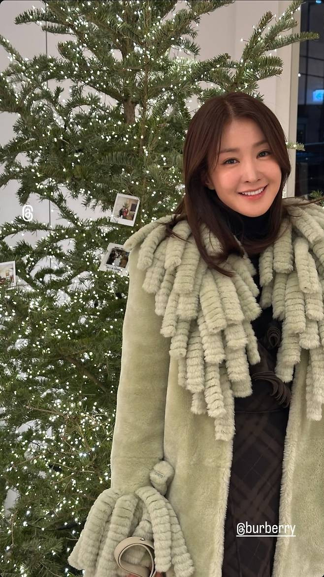 이시영 샤넬 버리고 버버리에 빠진 우아함 시스루 드레스와 퍼 코트로 완성한 자태 스타와 라이프