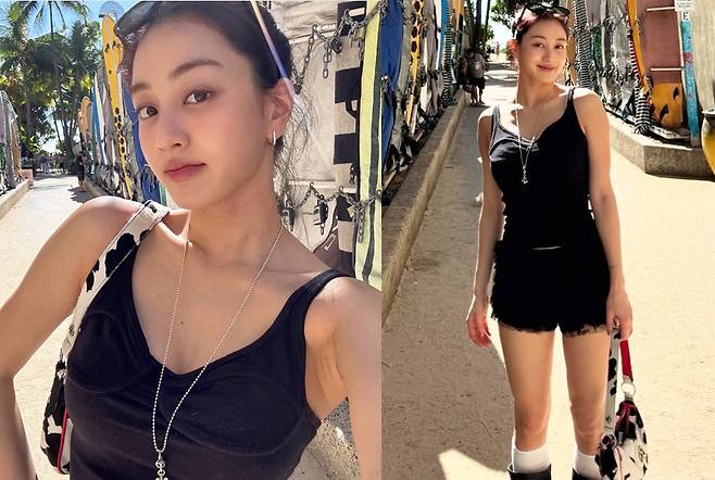 하와이에서 찍은사진 너무 예뻐 난리난 여가수 휴양지룩 뷰티는 내운명