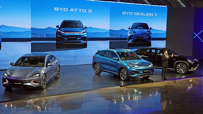 영상 中 Byd 신차 3천만원 초반 출시대륙 전기차 국내 접수 선언