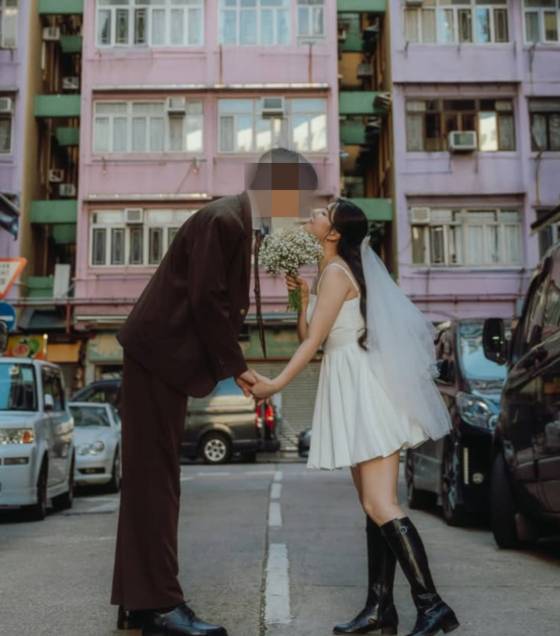 레인보우 노을 4월 결혼”나도 이제 유부의 길”