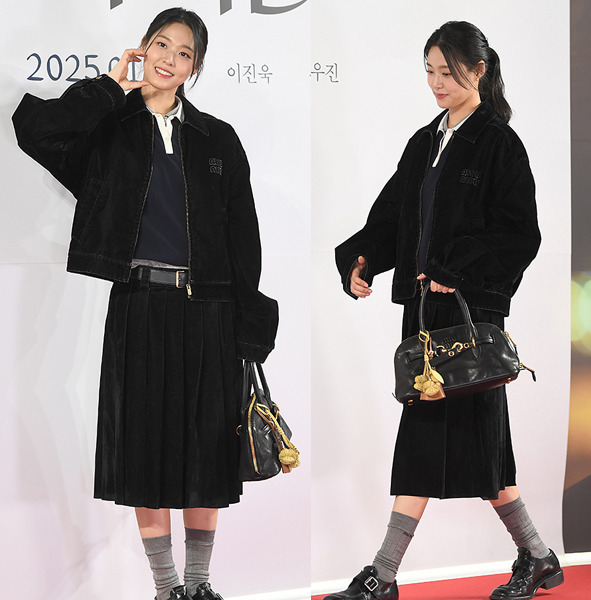 설현 성숙미 폭발한 입간판 여신 소녀 감성 찰떡 조화 재킷 플리츠스커트룩 뷰티는 내운명