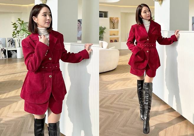 이민정 164cm 훌쩍 과감한 쇼츠핏 비현실적 마네킹 비율 하의실종룩 뷰티는 내운명