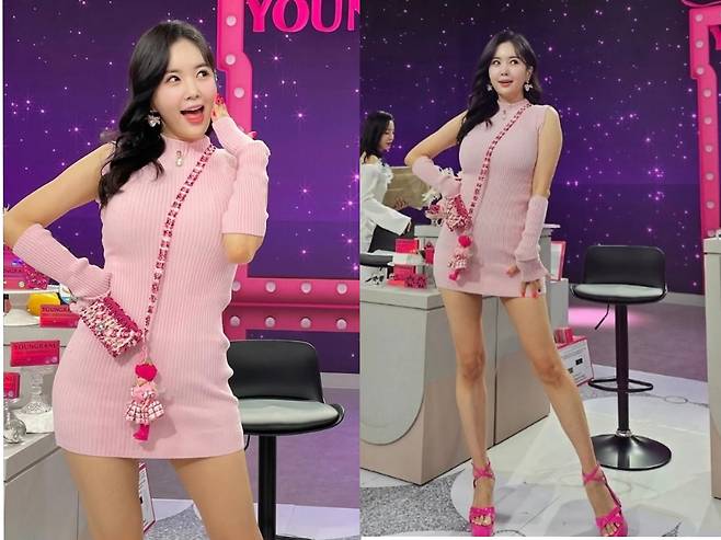 장영란 20대 걸그룹 못지않아 너무 짧은 원피스 입고 8등신 마네킹 비율 헉소리나 뷰티는 내운명