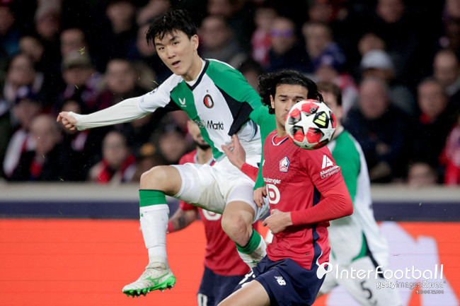 Ucl 리뷰 황인범 45분 페예노르트 릴에 1 6 대패po서 16강 진출 여부 결정