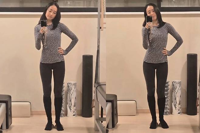 42세 나잇살 어딨나 슬림유지 관리비결 공개한 여배우 애슬레저룩 대본은 내운명