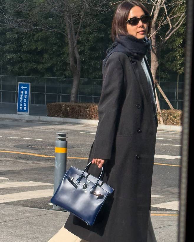 김나영 겨울 코디의 정석 다양한 명품백 코디 해피라이프