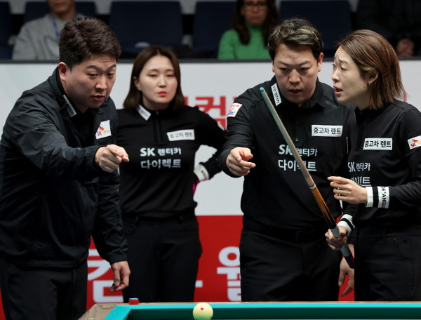 3연승5라운드 단독선두 등극 Sk렌터카 선두 경쟁팀 휴온스 제압‘2연승 우리금융캐피탈 크라운해태 2∙3위