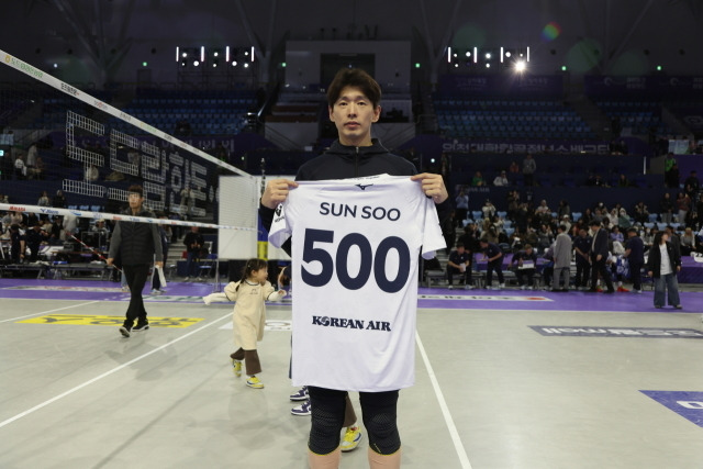 한 팀에서 500경기라니대한항공 영구결번 예약 40살 한선수의 진심 대한항공 동료들 고마워 정상에서 은퇴 목표