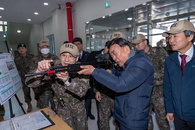 육군 53사단 울산과학화예비군훈련장 개장정예 예비군 육성
