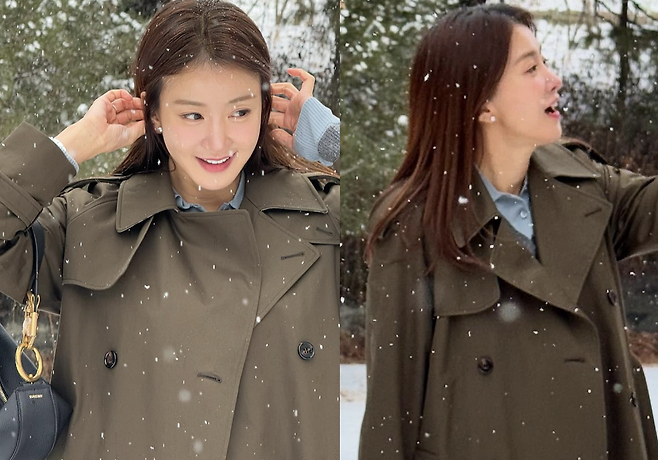 이시영 42살 맞아 버버리 패션으로 트렌디한 여신님 스타픽