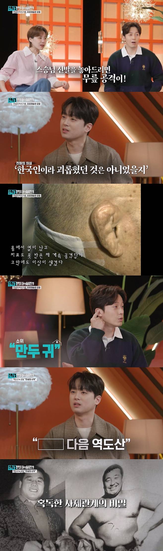 역도산에 무차별 구타당한 김일참혹한 ‘만두 귀 스치기만 해도 비명” 셀럽병사의 비밀