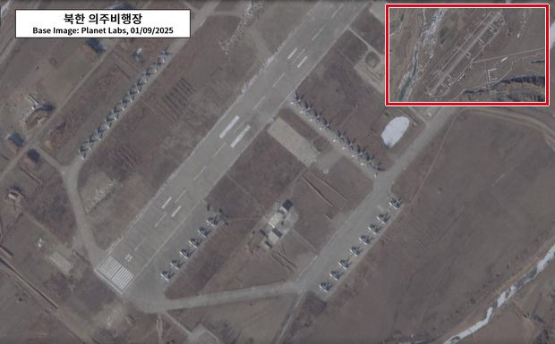 北 전투기 배치 드론 격납고 신축 항공능력 강화 정황 포착
