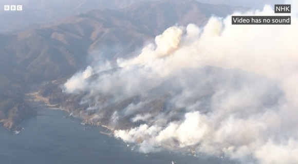 영상 이러다 다 죽어”하늘에서 본 日 초대형 산불 사망자 발생 포착
