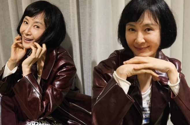채시라 56살 맞아 단발헤어로 고급진 미모 스타픽