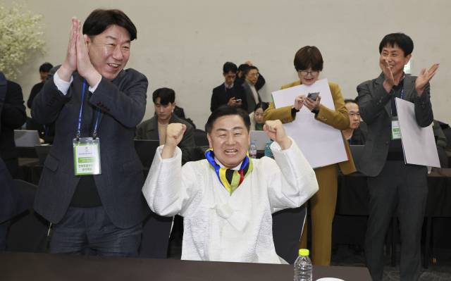 현장 전북자치도 2036하계 올림픽 국내 후보지 결정 순간