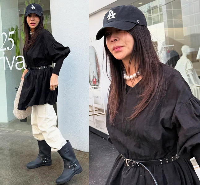 황신혜 20대 같은 60대 패셔니스타 힙한 매력 폭발 최강 동안 꾸안꾸 블랙룩 뷰티는 내운명