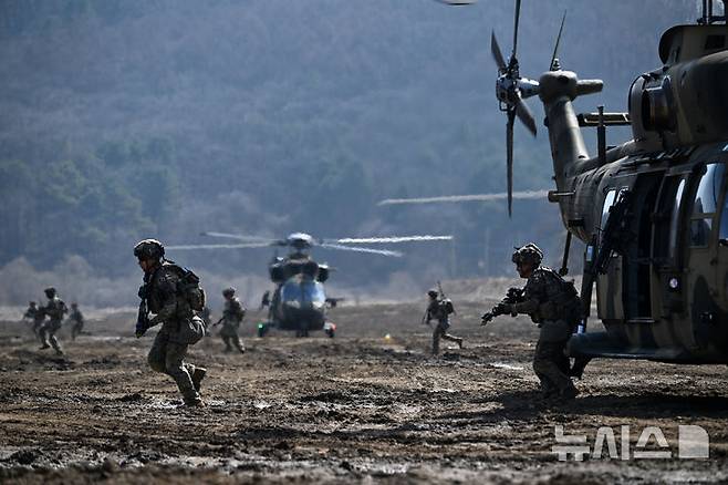 육군 제1보병사단 한미연합 공중강습 훈련 뉴시스pic