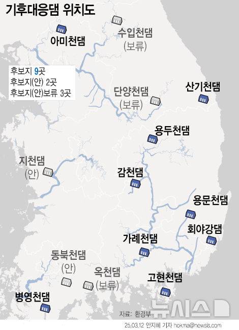 기후대응댐 후보지 9곳 확정환경단체 전면 재검토해야종합