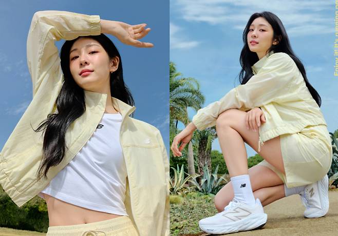 김연아 가볍게 복근 챙긴 피겨퀸 쇼츠 입은 러닝 핏 봄바람에 맞선 윈드브레이커 스포티룩 뷰티는 내운명