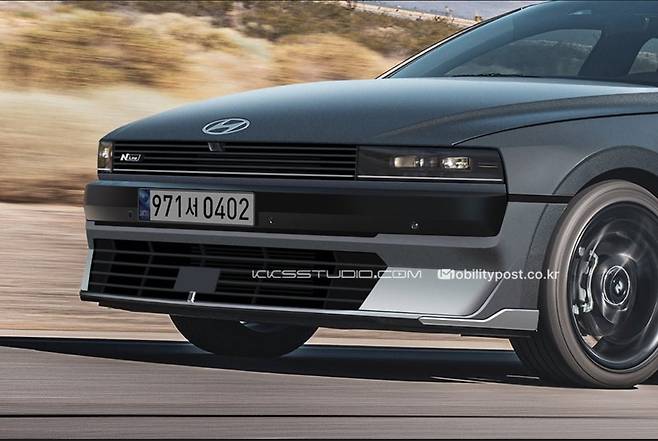 아반떼, CN8 전측면 예상도. | 뽐뿌