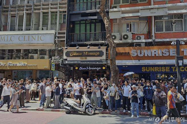순식간에 폭삭방콕 건물까지 무너져 내린 미얀마 77 강진