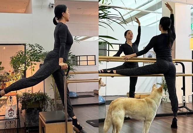 한국의 마돈나 맞네” 감탄 부른 55세 멀티엔터테이너 164cm·46kg 애슬레저룩 대본은 내운명
