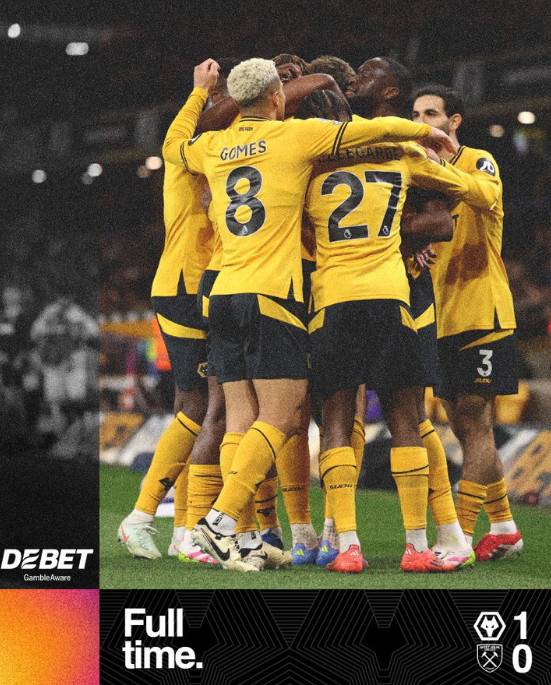 '국대서 골 넣어도 못 뛰네' 황희찬, 2경기 연속 결장했다... 울버햄튼, 웨스트햄 1-0 제압 '강등권 바로 위'