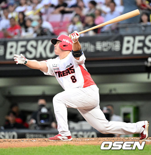 '좌완 상대로 좌타자 6명' KIA 라인업, 이우성 데뷔 첫 톱타자 출장...홍종표 2군행-김건국 1군 콜업 [오!쎈 잠실]