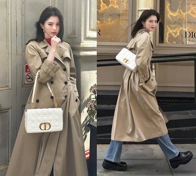 한소희 Dior 너만 보인단 말이야 뉴욕 스트릿 위풍당당 잇걸 트렌치코트 룩 뷰티는 내운명