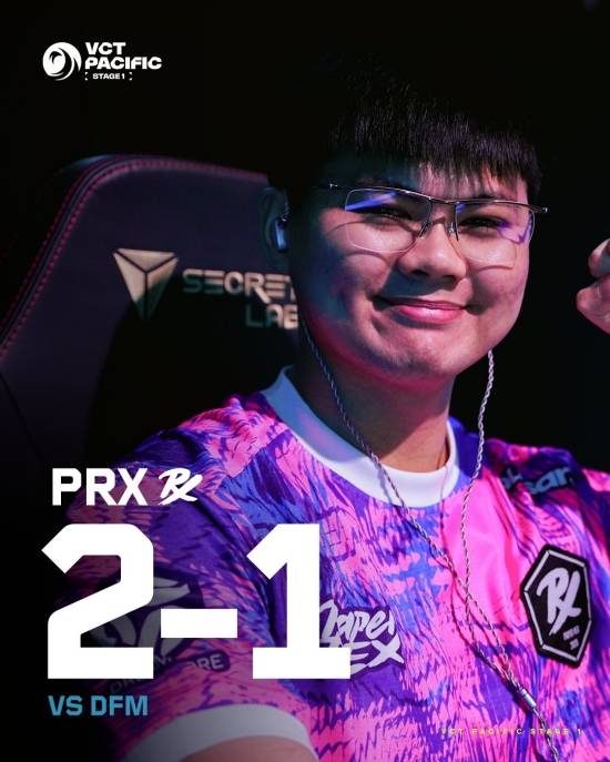 페이퍼 렉스, 혈전 끝에 데토네이션 포커스 미 2대1 제압 (VCT 퍼시픽 스테이지 1)