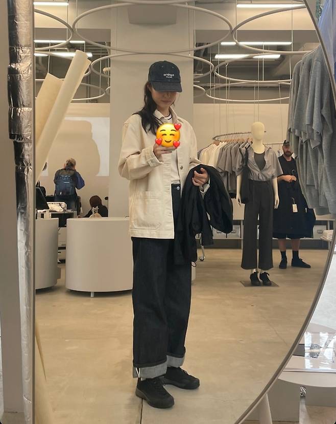 연애설 없이 깜짝 결혼에 딸까지 소녀시대 멤버 될 뻔한 여배우 오버핏 재킷 데님룩 뷰티는 내운명