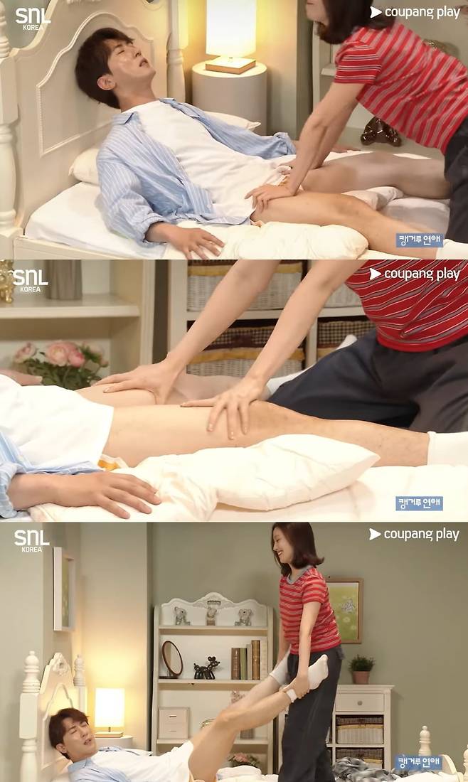 문채원, 중요 부위 누르고 허벅지 주무르고…'SNL' 19금 도전에 쏟아진 아쉬움 [TEN스타필드]