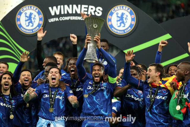 '후반 4골 폭격' 첼시, 베티스 제치고 UECL 우승…역사상 최초 UCL, UEL, UECL 모두 우승한 클럽 되다