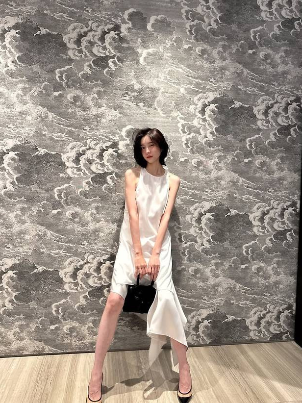 78kg 고도비만에서 30kg 감량했는데… 다시 7kg 찌운 여배우, 청순 세련 원피스룩 | 대본은 내운명