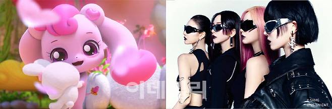 에스파·하츠투하츠가 티니핑으로?…SAMG·SM, 6월 공개