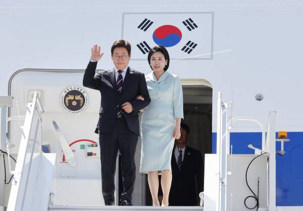 캐나다 도착한 이 대통령 G7 무대서 외교 복원 선언 불리한 통상은 없다