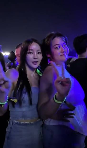 150kg→78kg 미나 시누이 DJ 페스티벌 떴다..아이돌 비주얼 '뿜뿜'