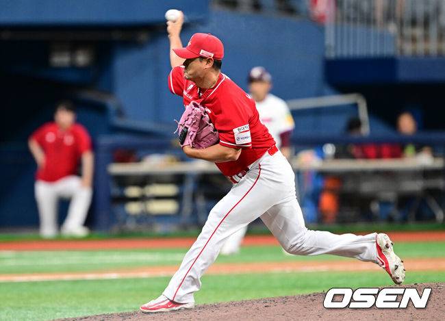 41세에도 꺼지지 않는 불꽃, 노경은 최고령 100홀드 달성...SSG 2연패 탈출 [잠실 리뷰]