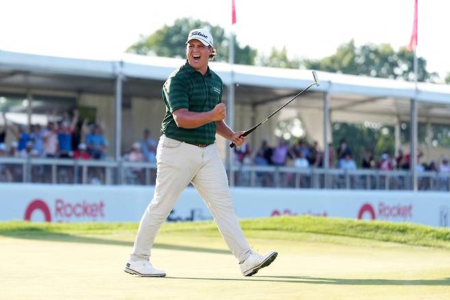 매킬로이 뛰어넘은 20세 신인 장타자 포트기터 Pga 투어 로켓 클래식 5차 연장 승리로 생애 첫 우승