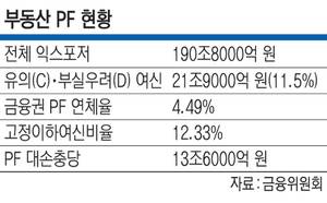 “부동산 PF부실, 1년새 절반 해소”