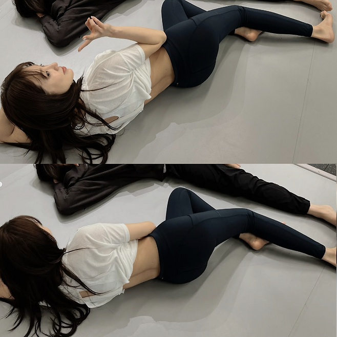 "169cm 45kg"..40대 레깅스핏 실화? 여배우 패션 화제 | 뭉뭉패션