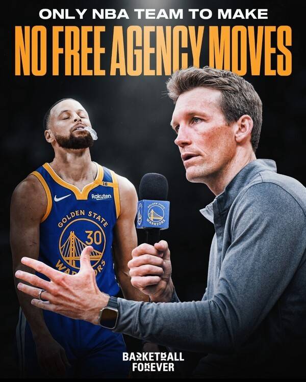 우승 안할거야? GSW, NBA 30개 팀 중 유일하게 無영입 행보...신중해도 너무 신중하다!