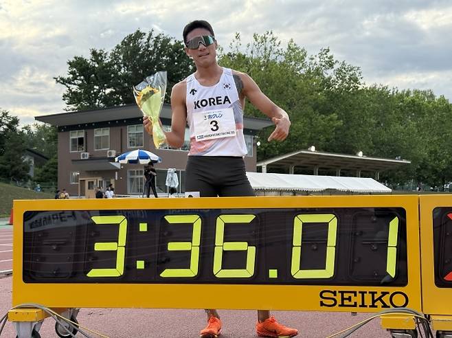 진격의 한국 육상…이재웅, 한 달 만에 1500m 한국기록 2초 줄이며 일본대회 우승