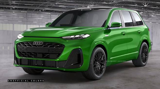 “GLS와 정면 승부!” 아우디, 초대형 SUV Q9 렌더링 등장 | 더드라이브