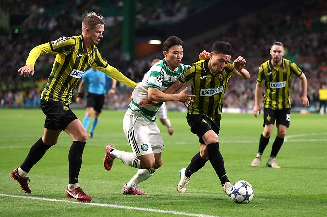 ‘양현준 교체투입’ 셀틱, UCL PO 1차전서 알마티와 0-0 무승부···공식전 47경기 만에 ‘무득점’