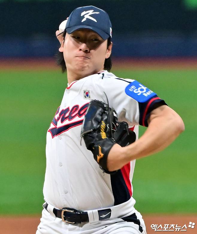 곽빈 '한일전 선발' 도장 쾅 찍었나…"최고 156km/h? 만족 그 이상" 3년 전 WBC 악몽 지웠다 [고척 인터뷰]