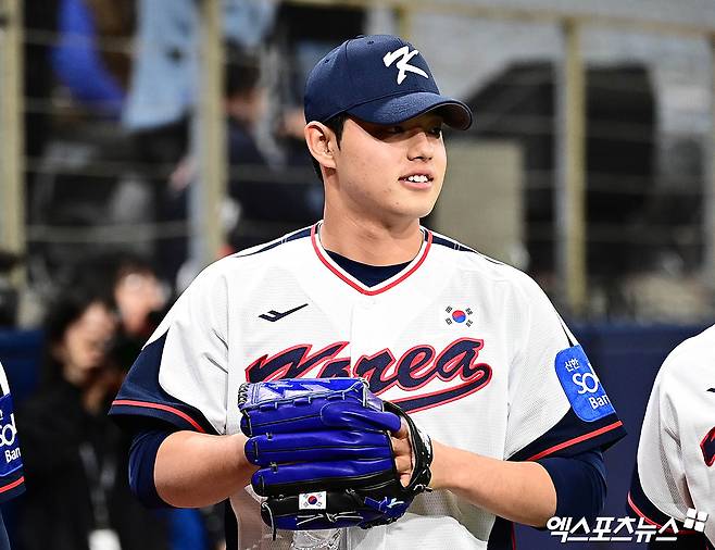 '162km→154km→150km' 문동주는 회복 중?…도쿄돔 마운드에 과연 오를까