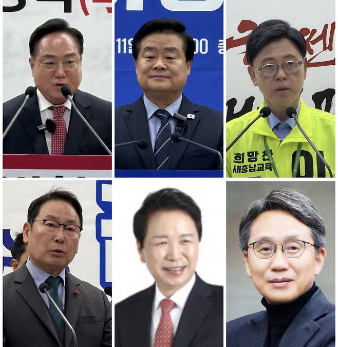 [지선 D-30] 충남교육 수장 놓고 6파전… 비슷한 공약 속 단일화 이뤄질까?