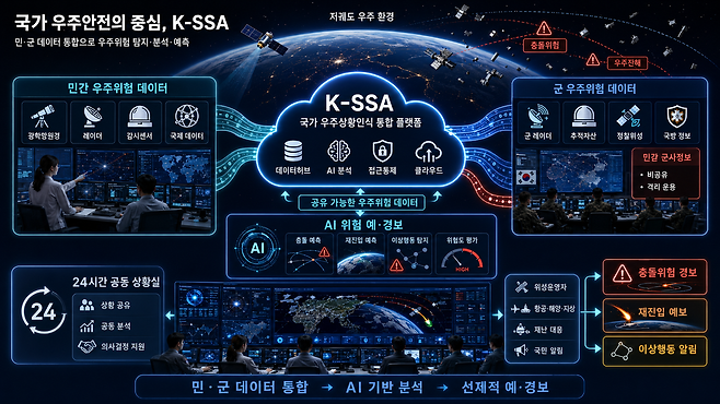 우주위험 앞에 민·군 정보 따로 없다 [이동규의 국방 우주]